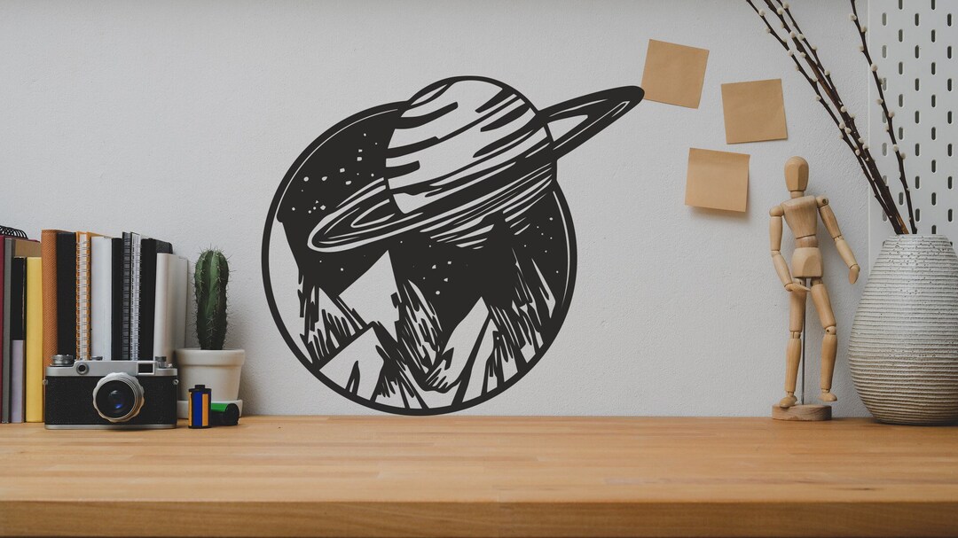 Space SVG/DXF -mountain Dxf/svg - Digital Download Svg,dxf,pdf,ai,cdr ...