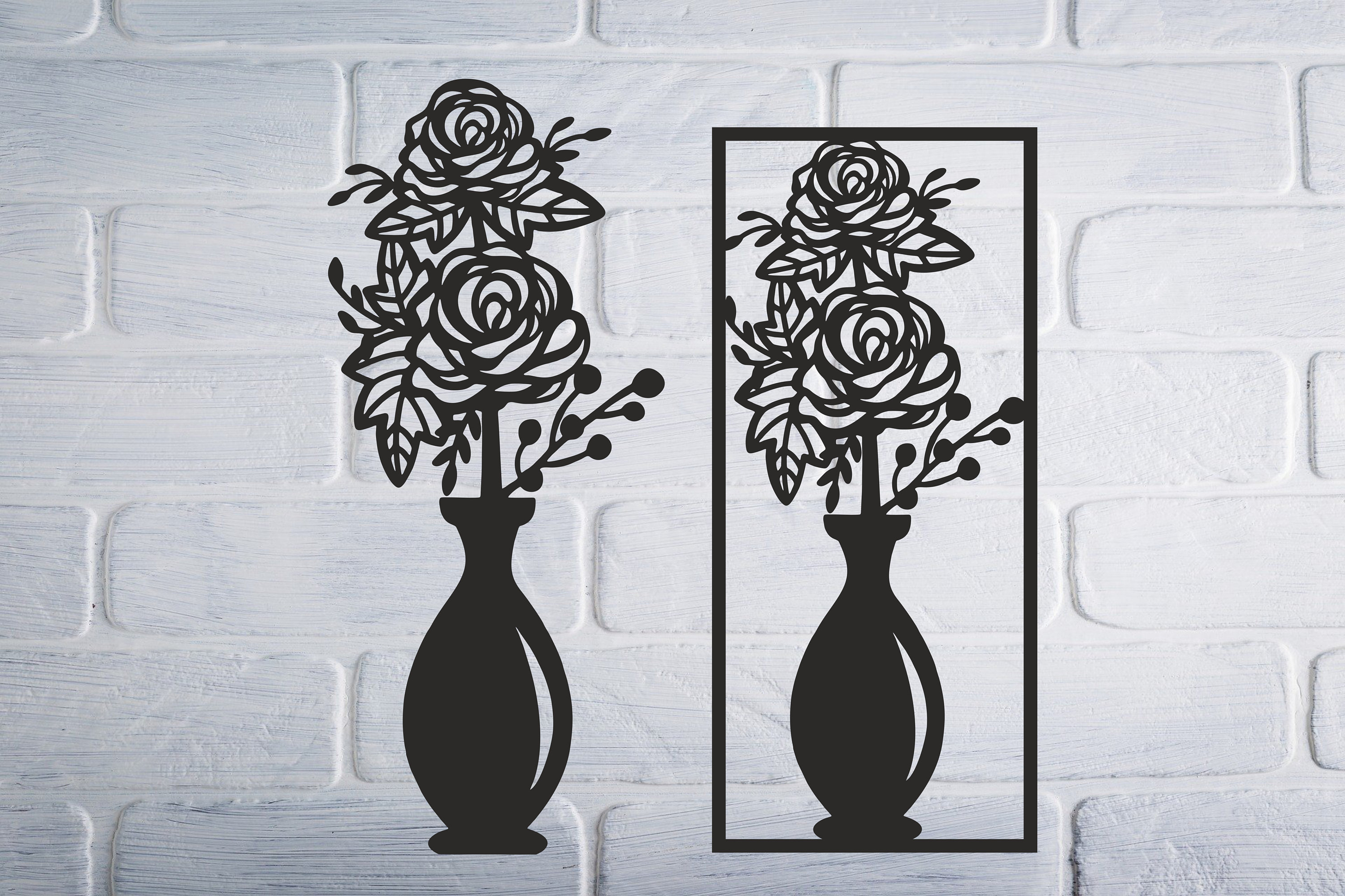 Flower SVG/DXF Digital Download dxf, Svg, Pdf, Cdr, Ai Laser CNC Plasma ...