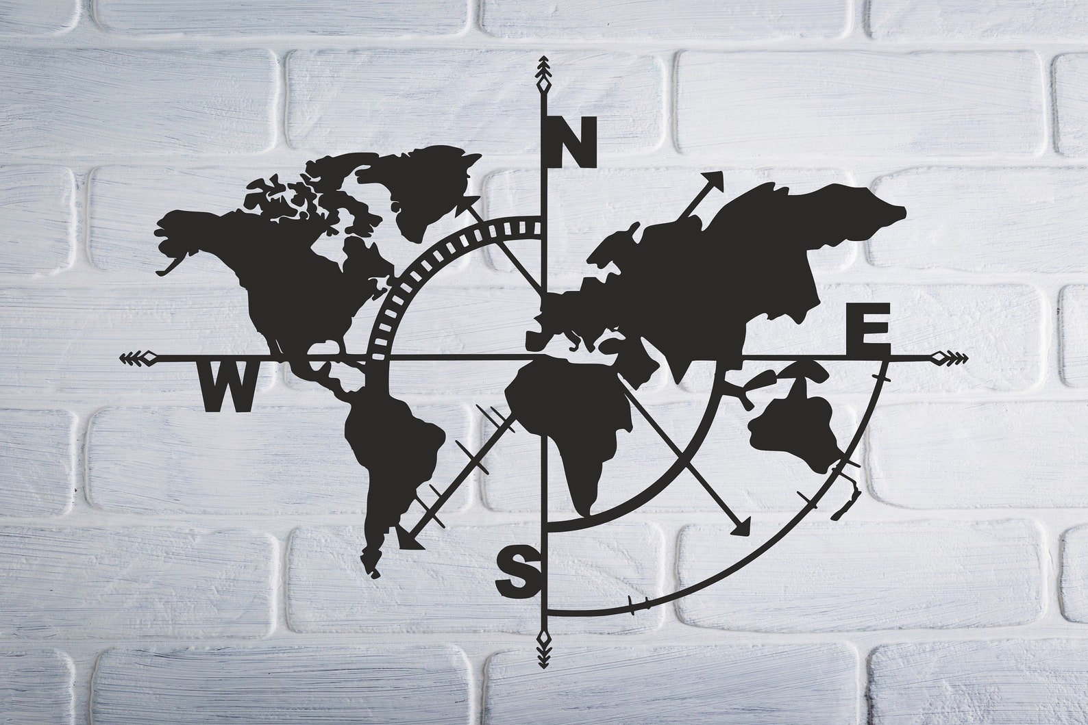 World Map SVG/DXF - Digital Download (dxf, Svg, Pdf, Cdr, Ai) - Laser ...