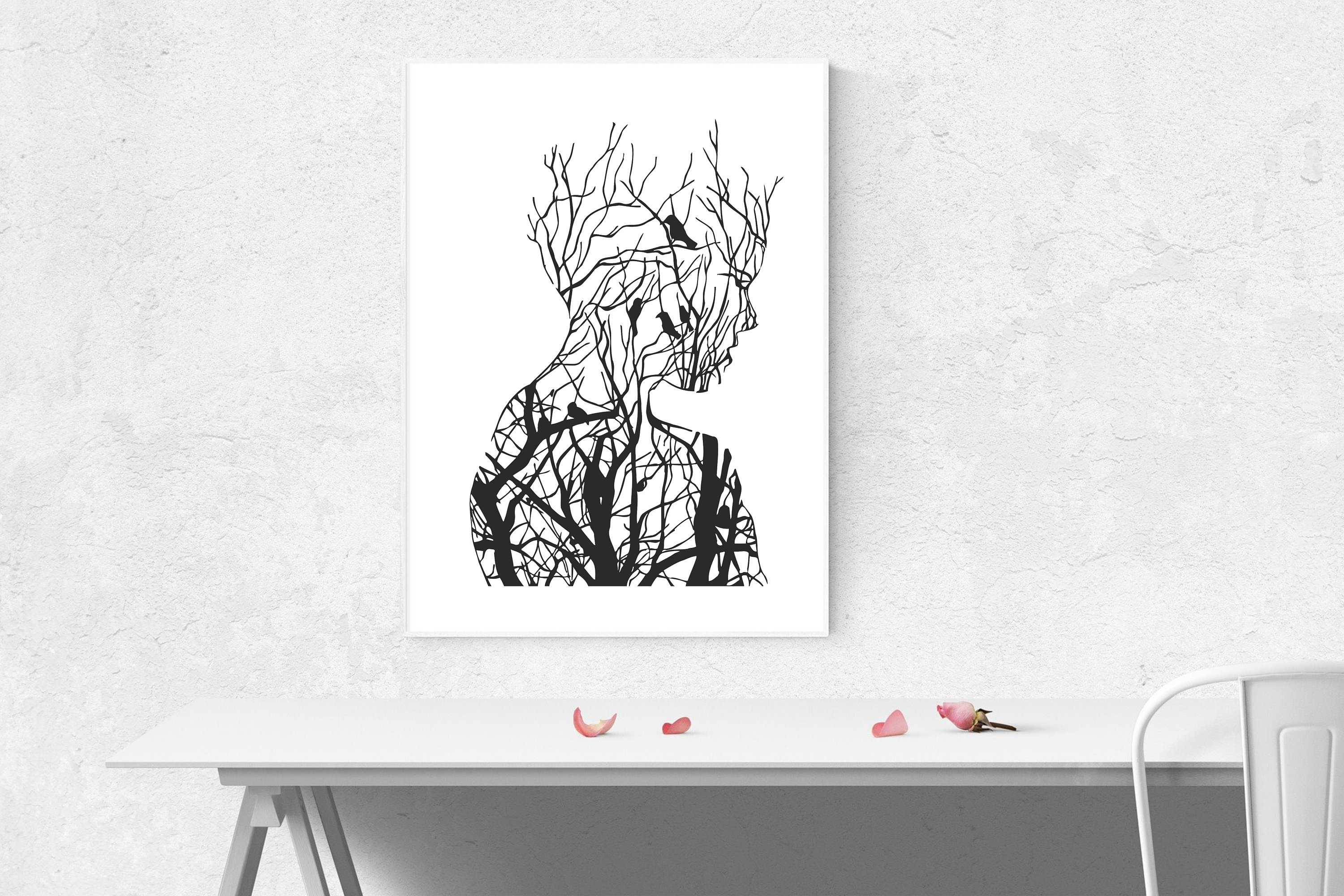 Tree Silhouette SVG/DXF Digital Download - Etsy