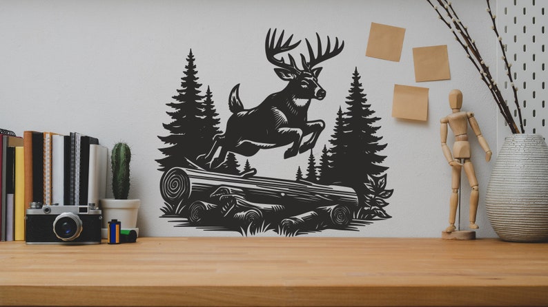 Deer SVG Files - Deer DXF Files - Digital Download Pdf, Dxf, Cdr, Ai ...