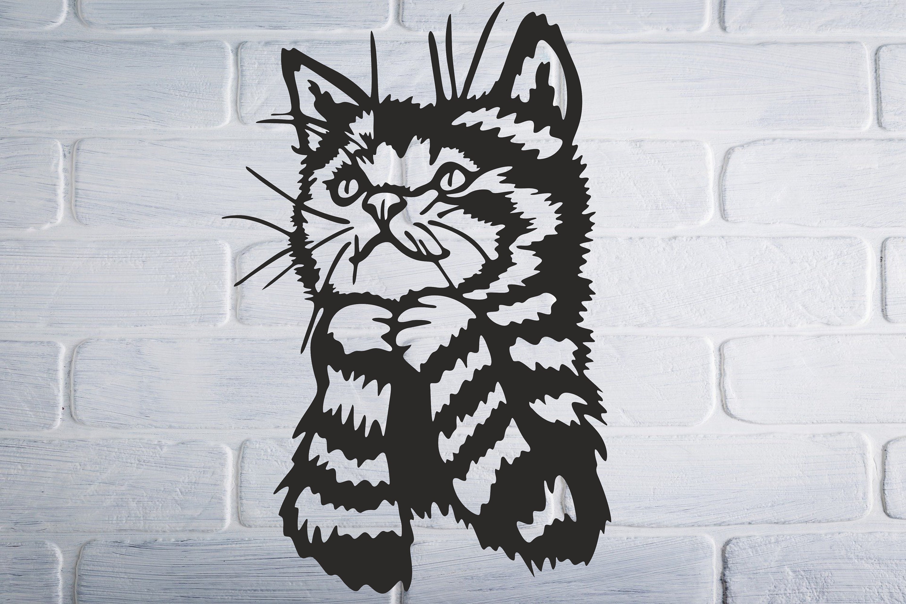 Cat SVG/DXF Digital Download Pdf, Dxf, Cdr, Ai, Svg Laser CNC Plasma ...