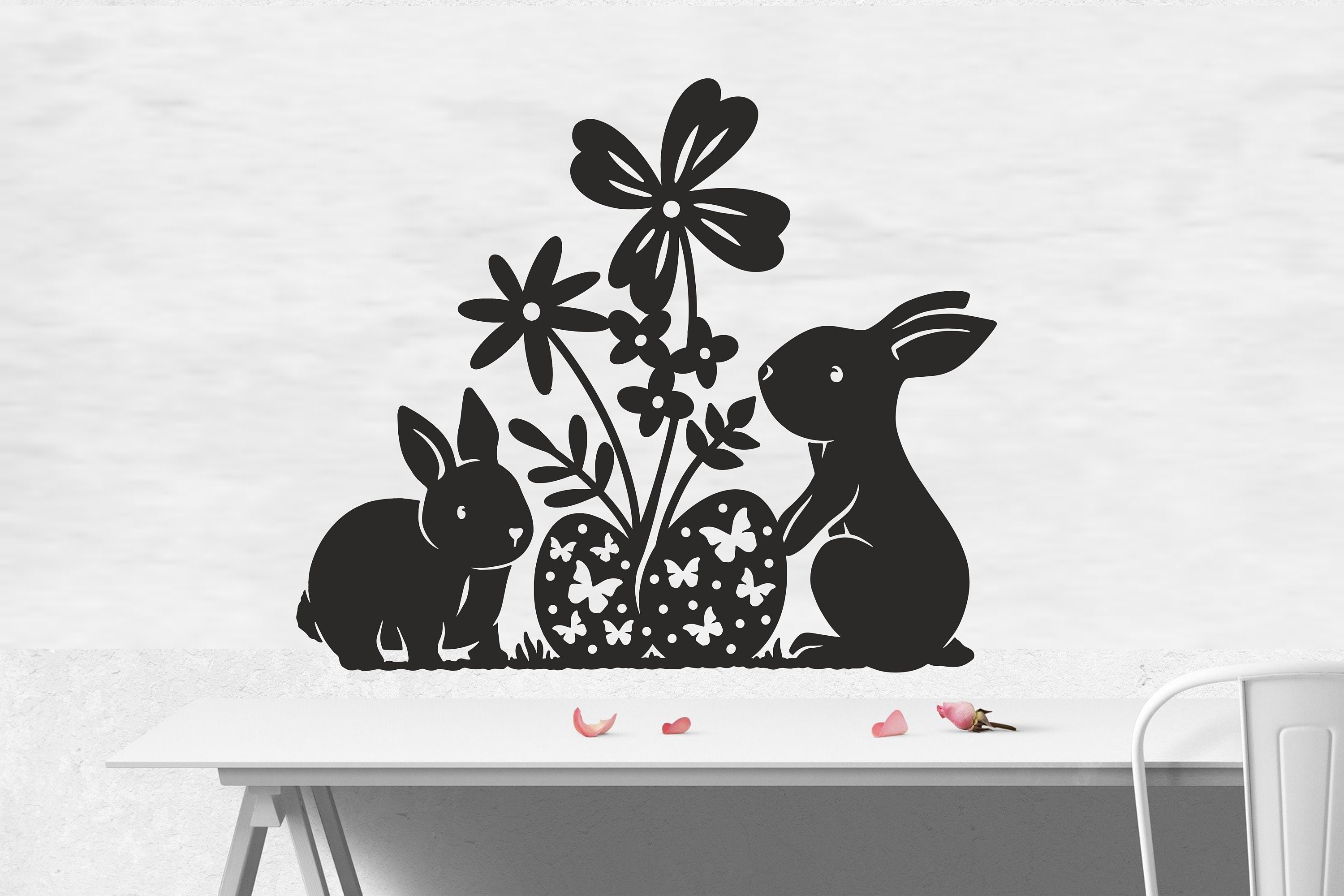 Easter Bunny SVG/DXF - Digital Download (dxf, Svg, Pdf, Cdr, Ai ...