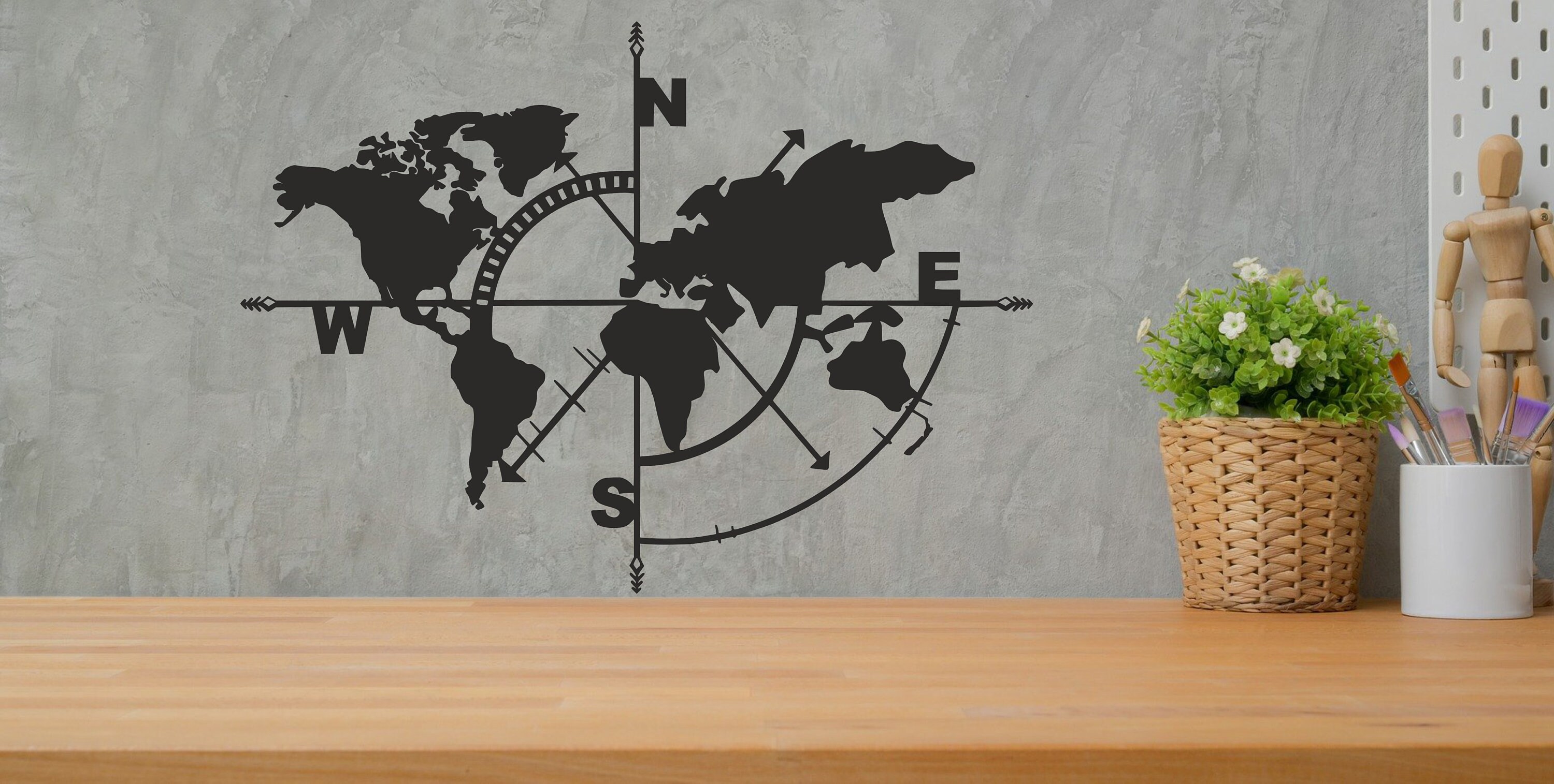 World Map SVG/DXF - Digital Download (dxf, Svg, Pdf, Cdr, Ai) - Laser ...