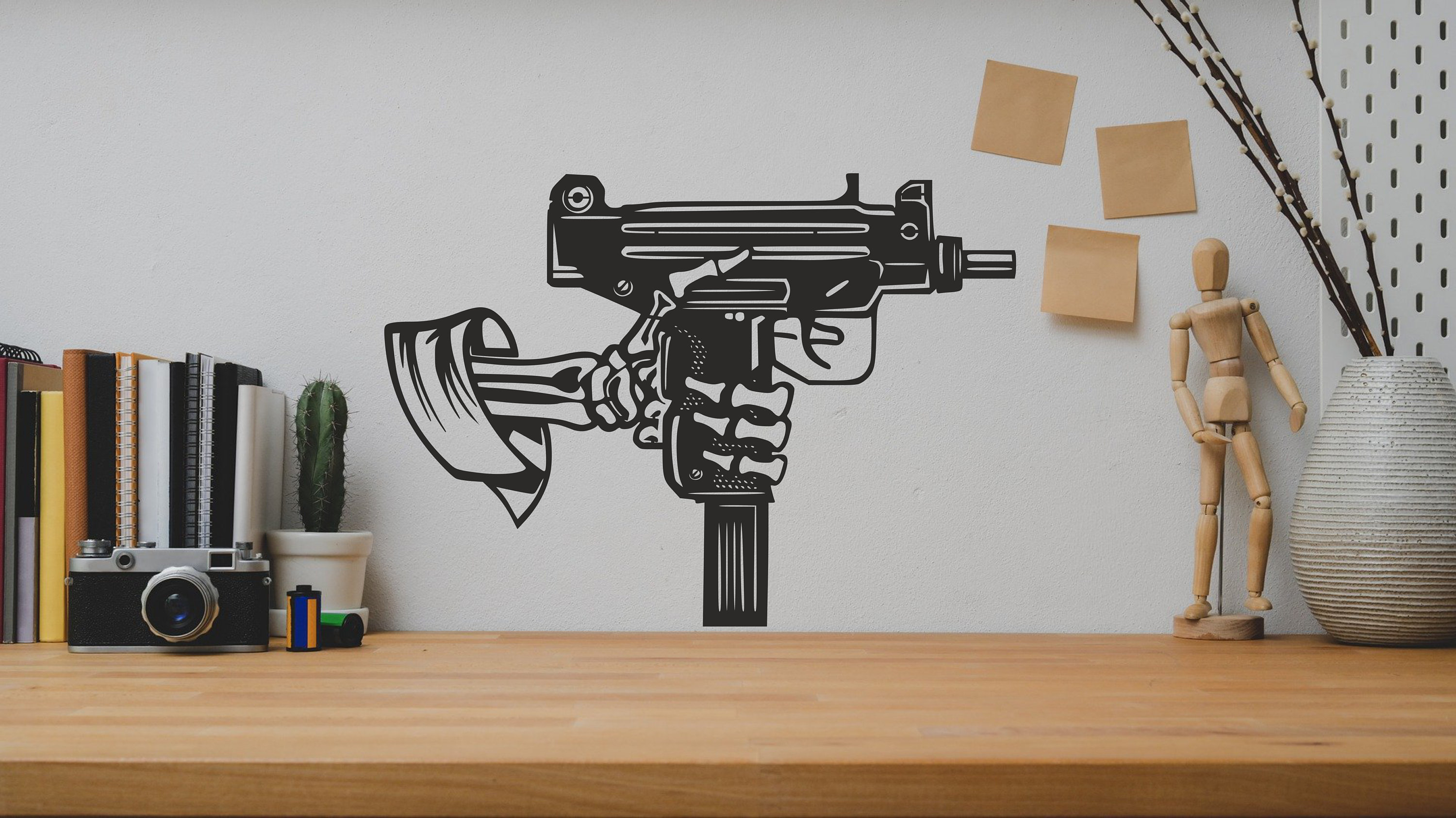 Weapon SVG/DXF Uzi Svg/dxf Gun Svg/dxf Digital - Etsy