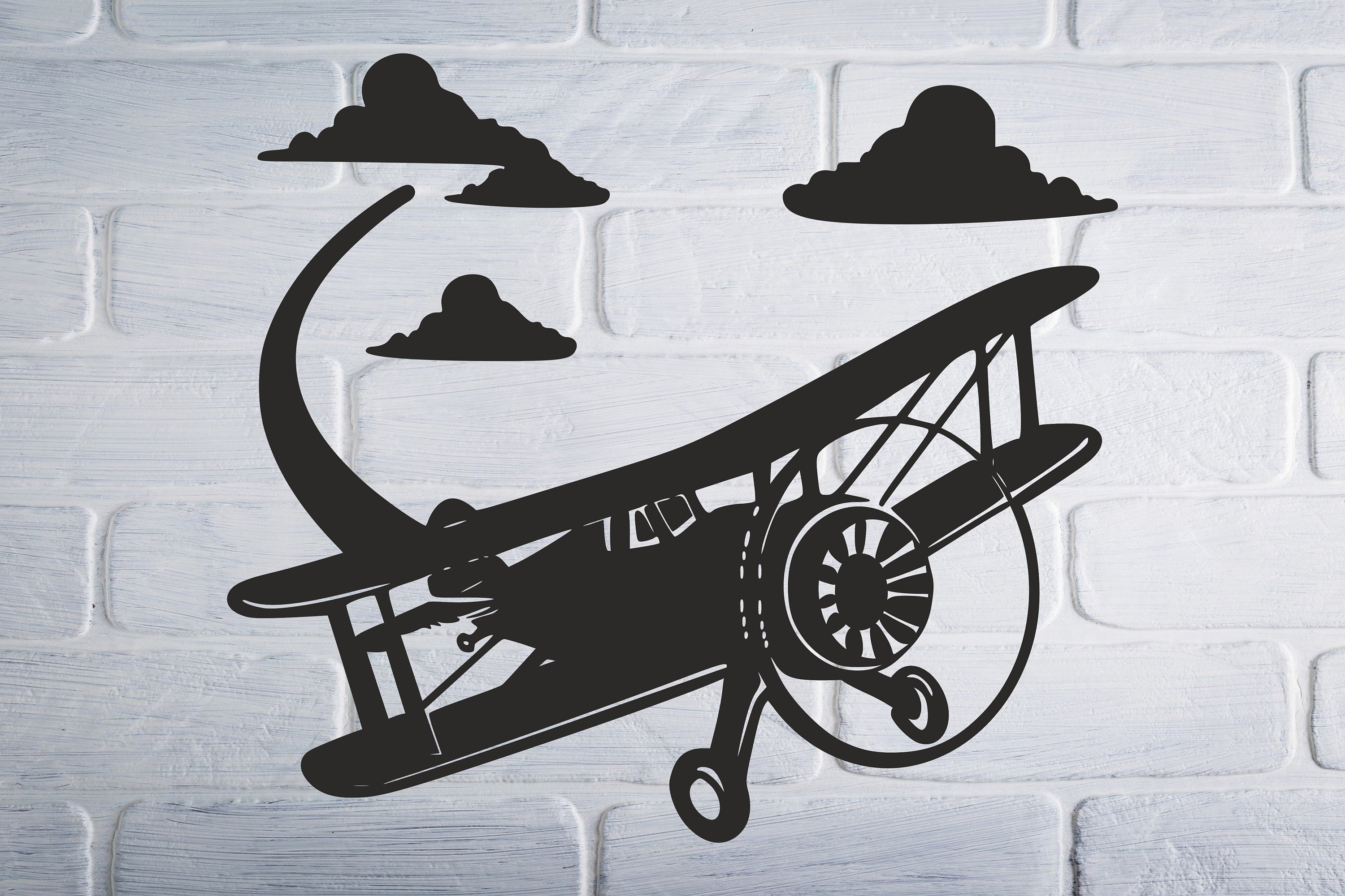 Airplane Svg/dxf-digital Download Svg,dxf,pdf,ai,cdr - Laser Cnc Plasma ...