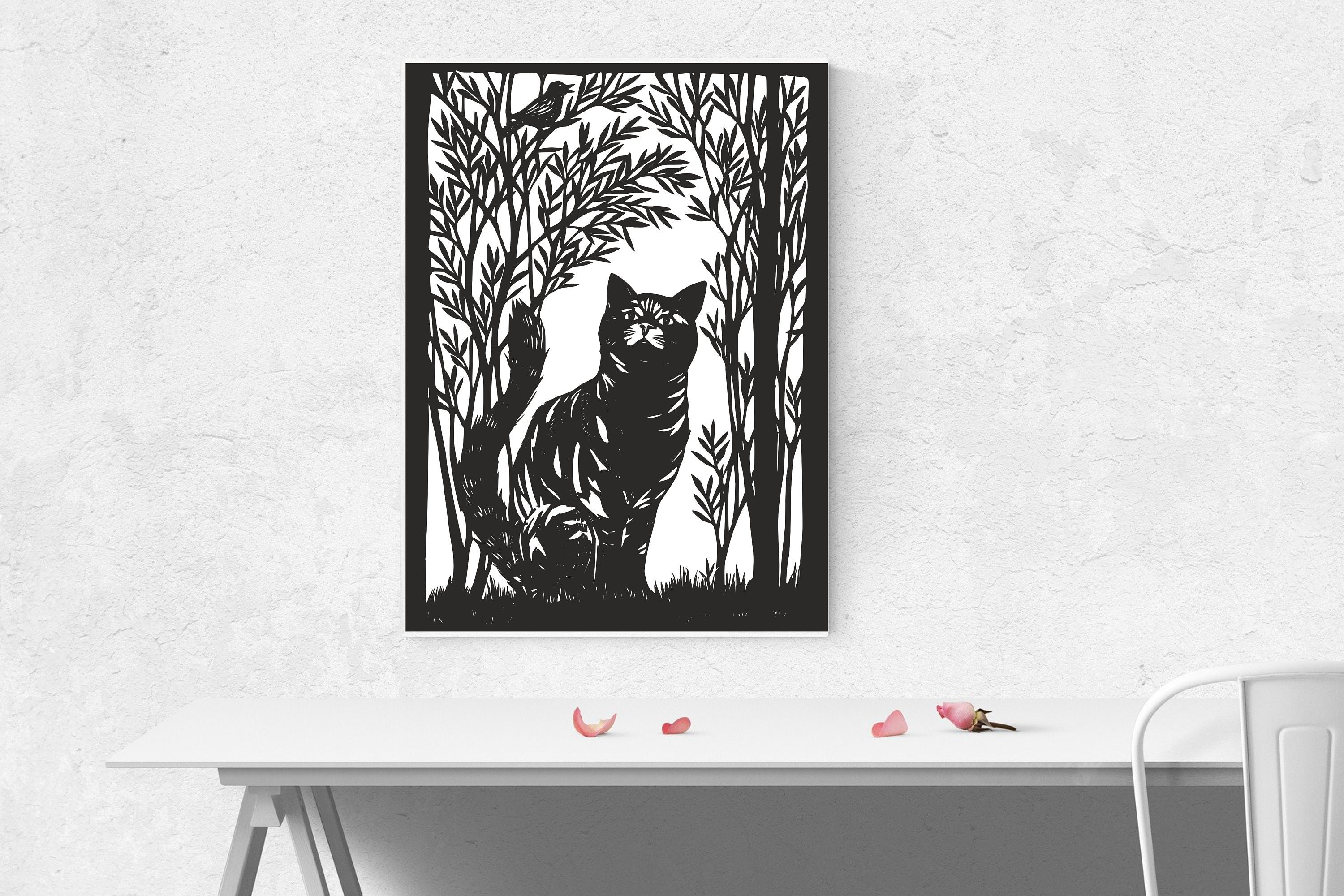 Cat SVG/DXF Digital Download dxf, Svg, Pdf, Cdr, Ai Laser CNC Plasma ...