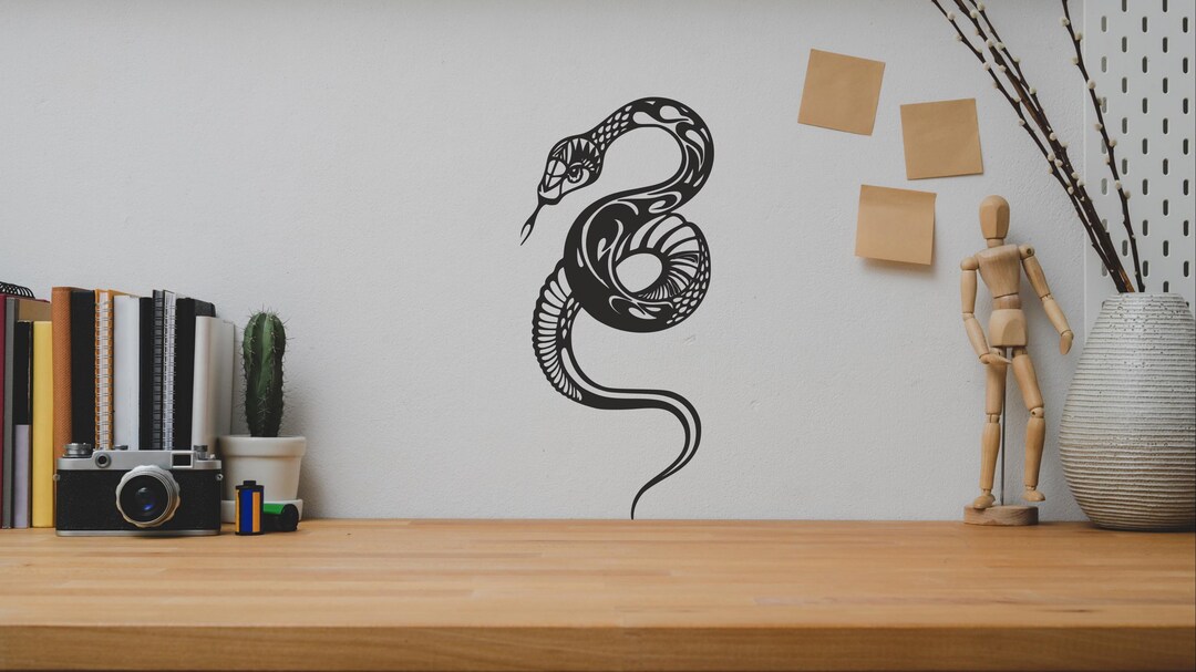 Snake SVG/DXF - Digital Download (dxf, Svg, Pdf, Cdr, Ai) - Laser CNC ...
