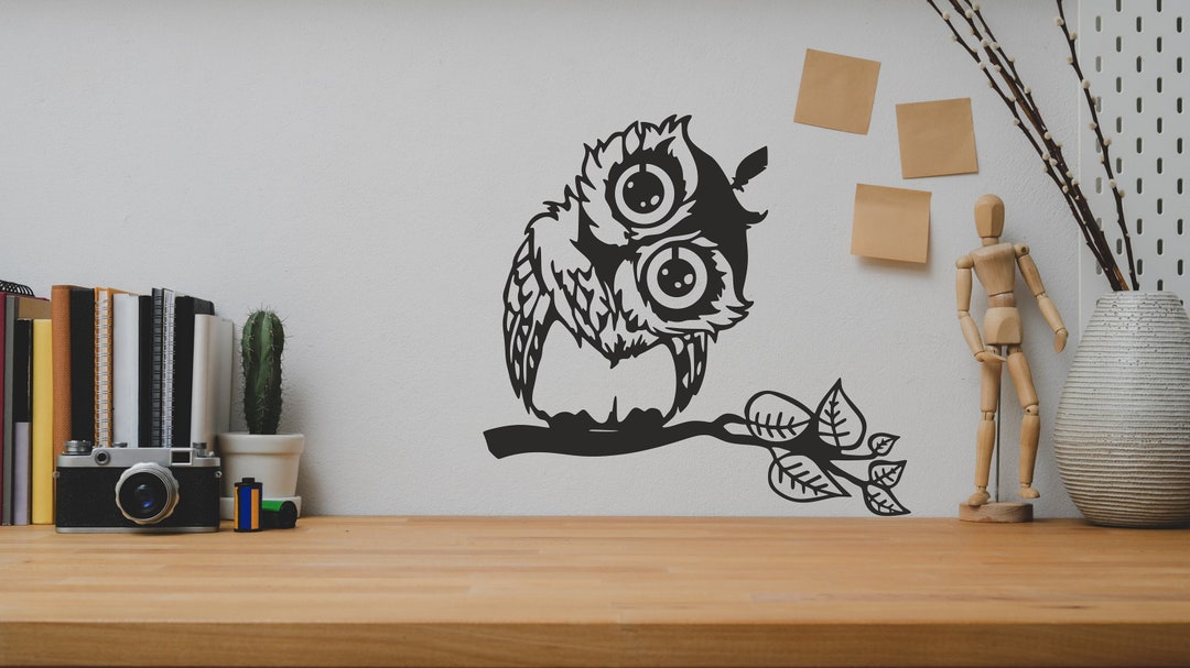 Owl SVG/DXF - Digital Download (dxf, Svg, Pdf, Cdr, Ai) - Laser CNC ...