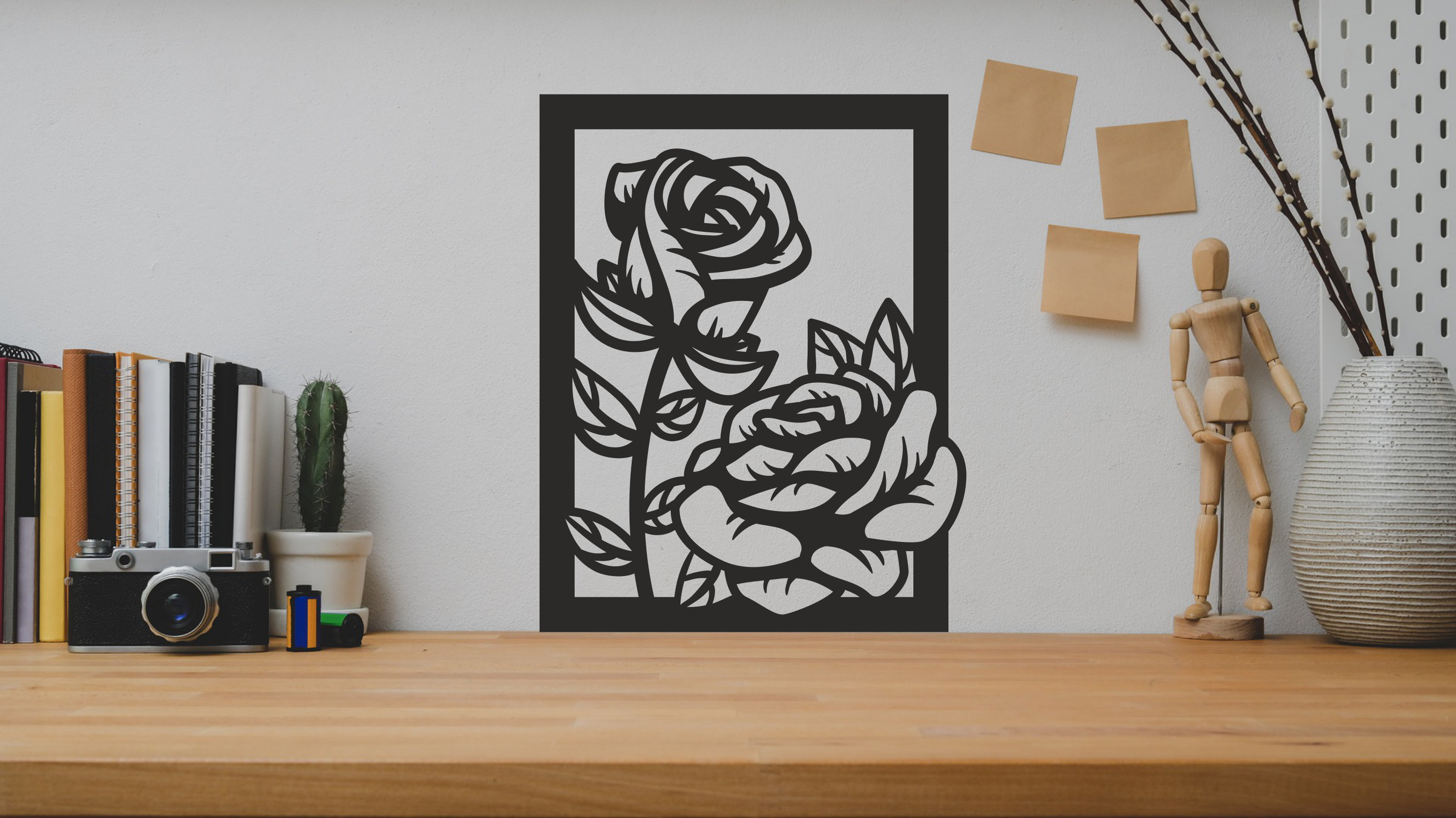 Rose SVG/DXF Digital Download dxf, Svg, Pdf, Cdr, Ai Laser CNC Plasma ...