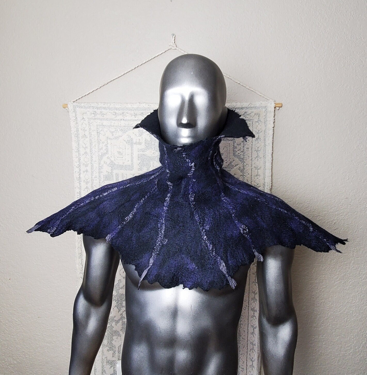 Cowl, Neck Warmer, Medieval, Avant Garde, Vampire, Witch, Warlock ...