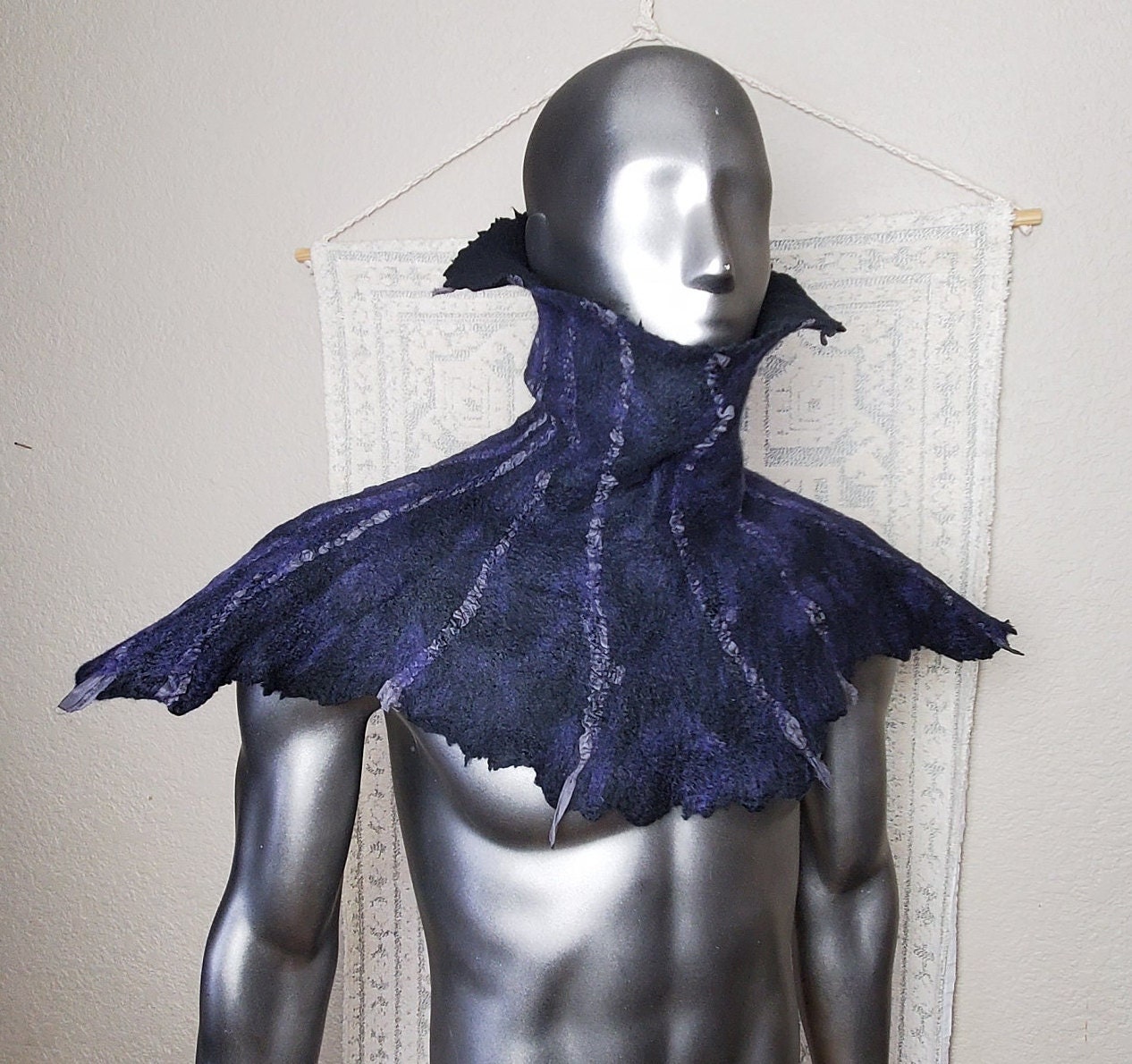 Cowl, Neck Warmer, Medieval, Avant Garde, Vampire, Witch, Warlock ...