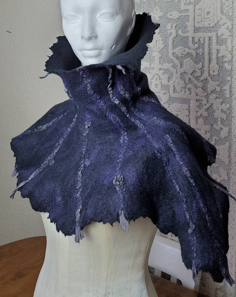 Cowl, Neck Warmer, Medieval, Avant Garde, Vampire, Witch, Warlock ...
