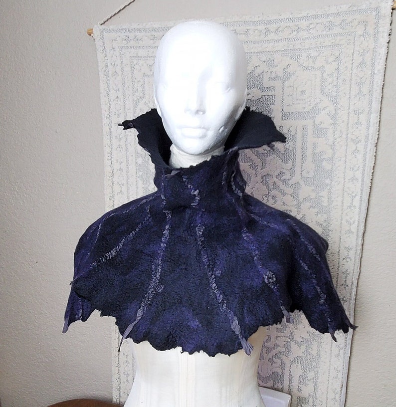 Cowl, Neck Warmer, Medieval, Avant Garde, Vampire, Witch, Warlock ...