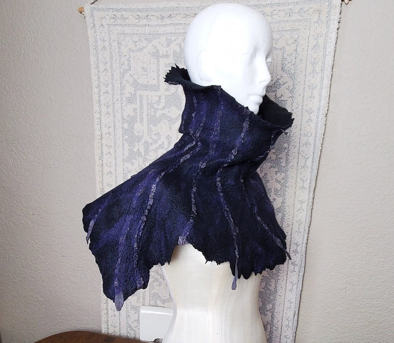 Cowl, Neck Warmer, Medieval, Avant Garde, Vampire, Witch, Warlock ...