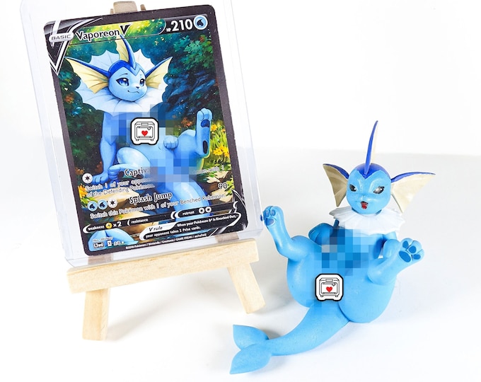 Vaporeon 3d Figurine Printed & Painted Furry Adult Mature Pokemon - Etsy