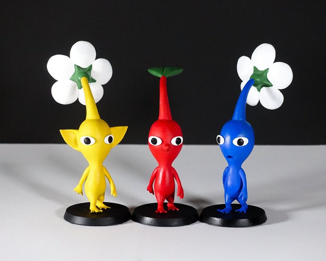 Pikmin Pikmin 4 Resin 3D Printed Figurine Red, Blue & Yellow Pikmin - Etsy