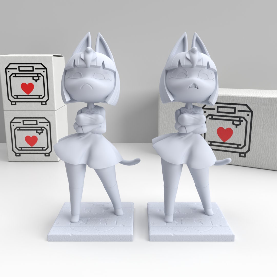 Ankha Zone Dancing Cat Animal Crossing 3D Printed Solid - Etsy