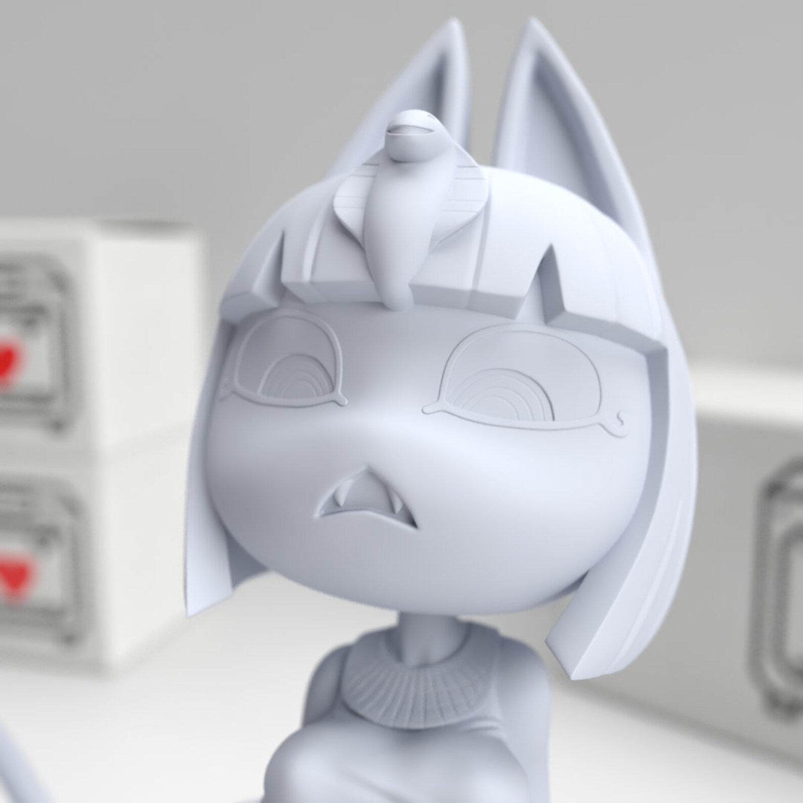 Ankha Zone Dancing Cat Animal Crossing 3D Printed Solid Resin Figurine ...