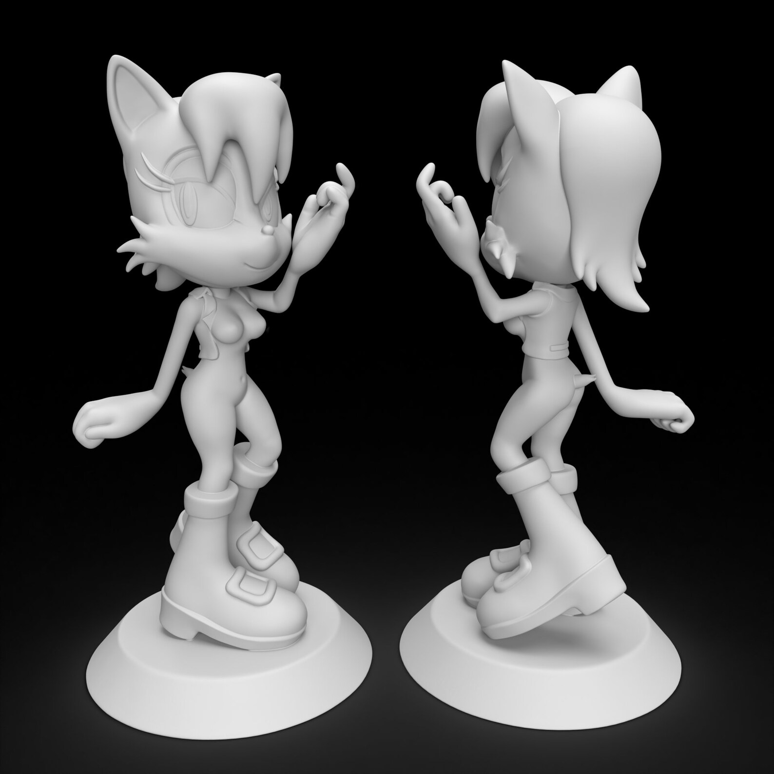 Princess Sally Acorn Sonic the Hedgehog 3D Printed Resin | Etsy