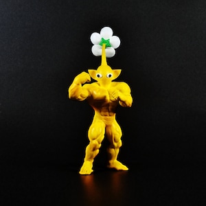 Buff Pikmin Figurines, Resin 3D Prints | Vibrant Red, Blue, Yellow ...