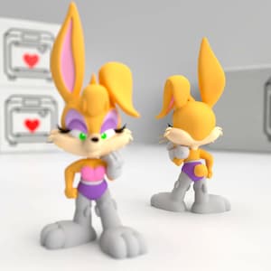 Bunnie Rabbot | Sonic the Hedgehog | 3D Printed Bunny | Resin ...