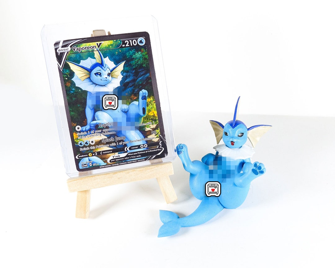 Female Vaporeon Most Breedable Meme - Resin 3D Print Garage Kit & Promo ...