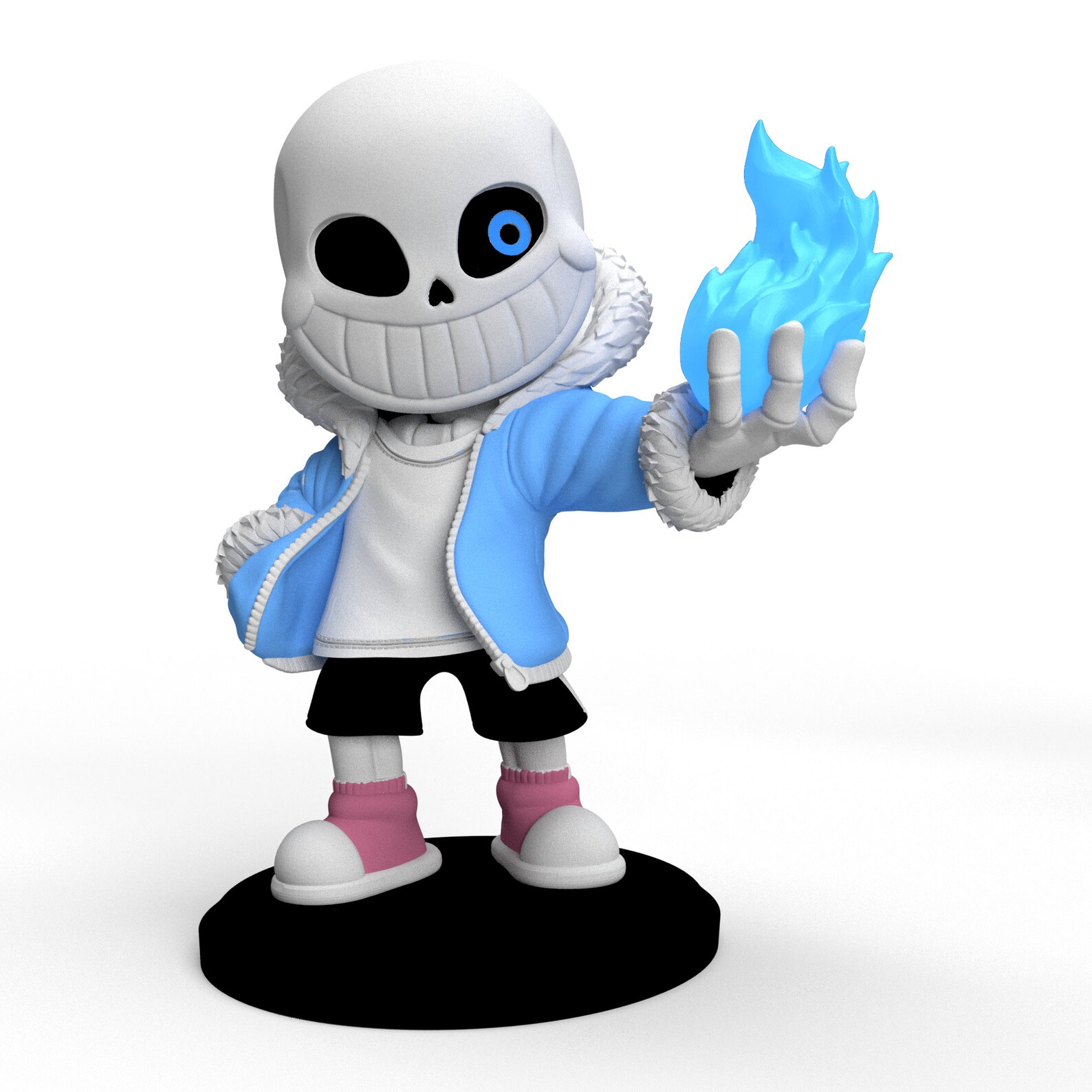 Sans the Skeleton Undertale 3D Printed Resin Figurine - Etsy