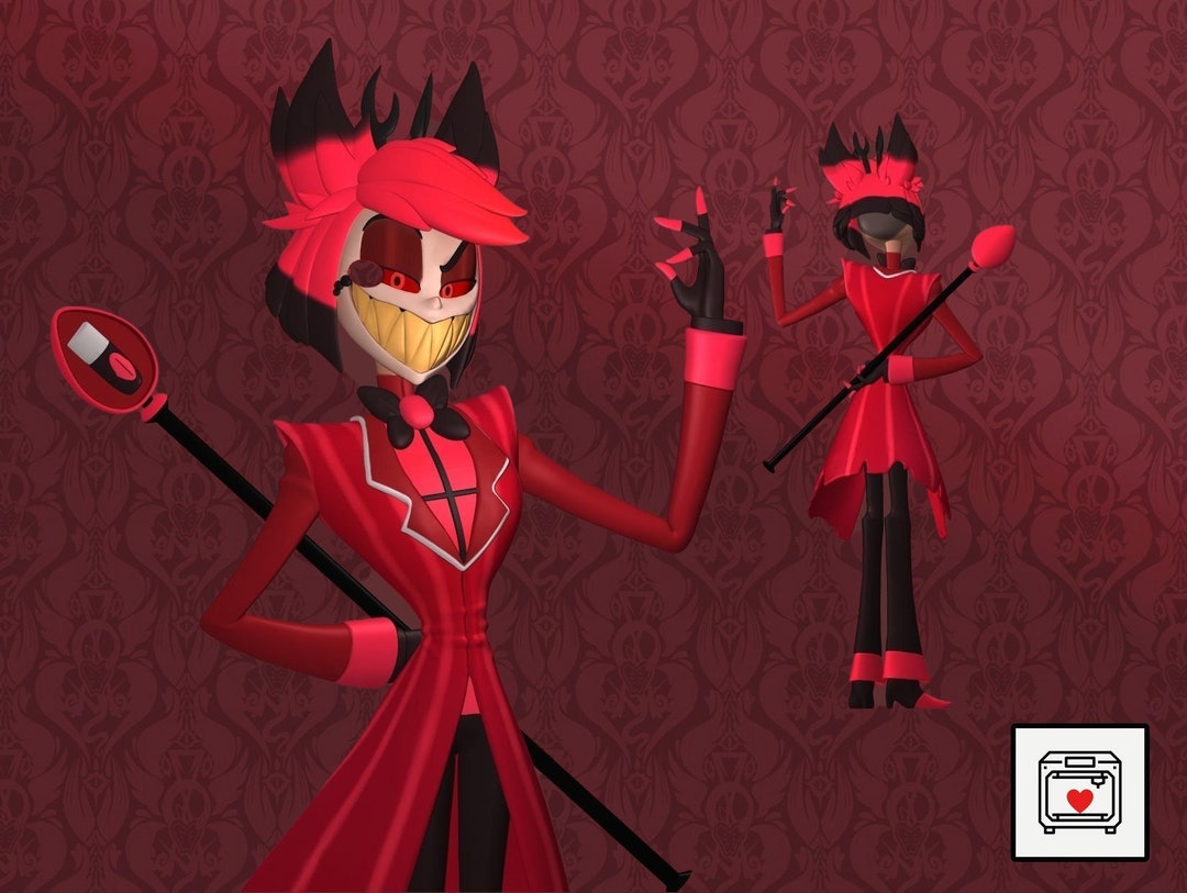 Alastor Figurine Hazbin Hotel Inspired 8.75 Demon Statue DIY - Etsy Canada