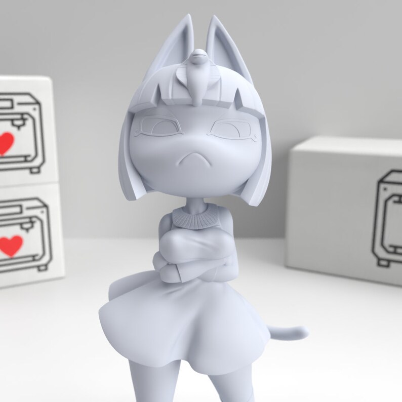 Ankha Zone Dancing Cat Animal Crossing 3D Printed Solid - Etsy