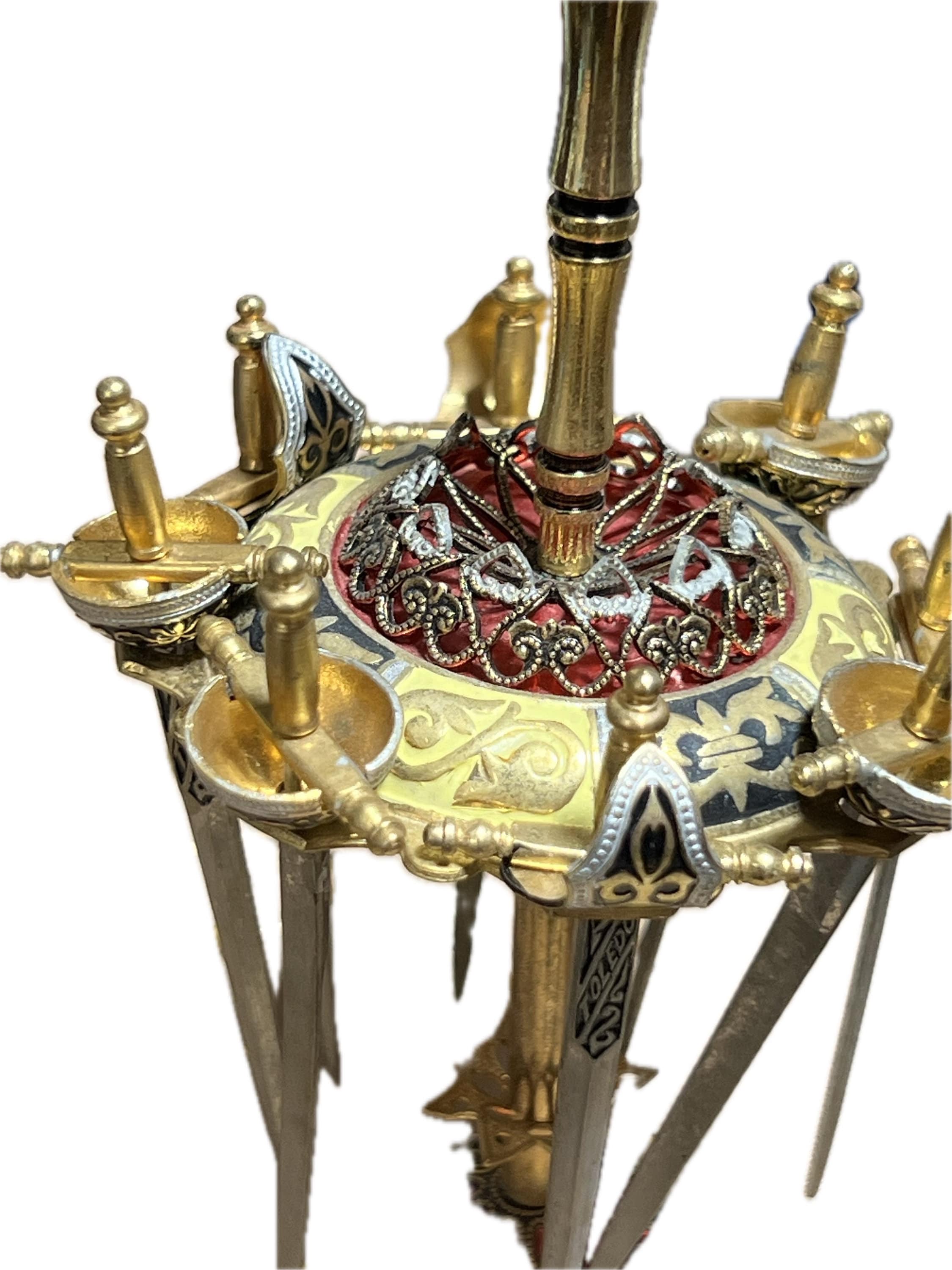 Vintage Toledo Cocktail Swords With Stand From Spain - Etsy