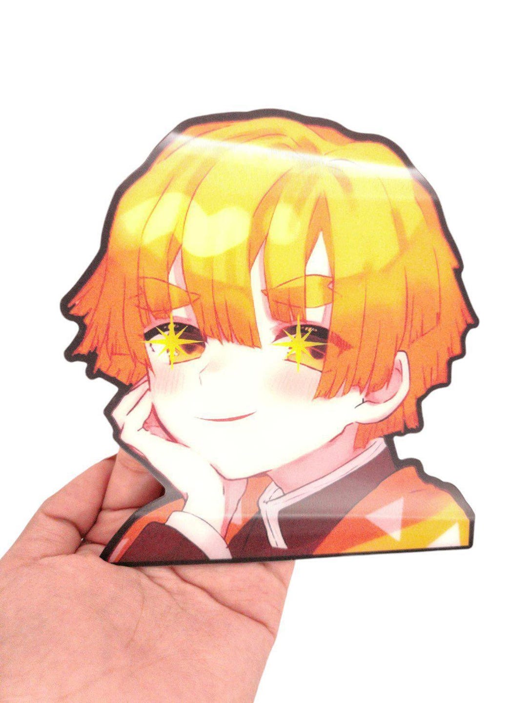 Zenitsu DS Slayer 3D Motion Peeker Sticker - Etsy