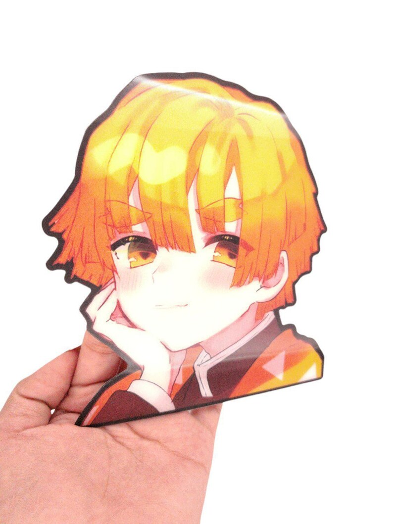 Zenitsu DS Slayer 3D Motion Peeker Sticker - Etsy