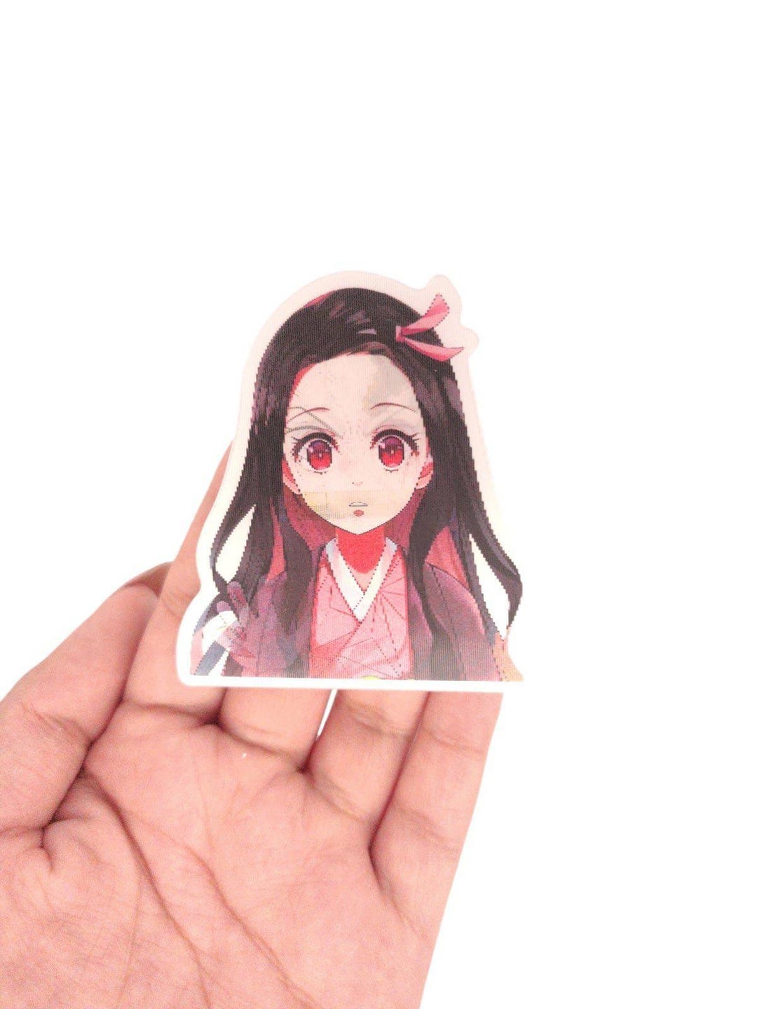 Nezuko DS Mini 3D Motion Peeker Sticker - Etsy