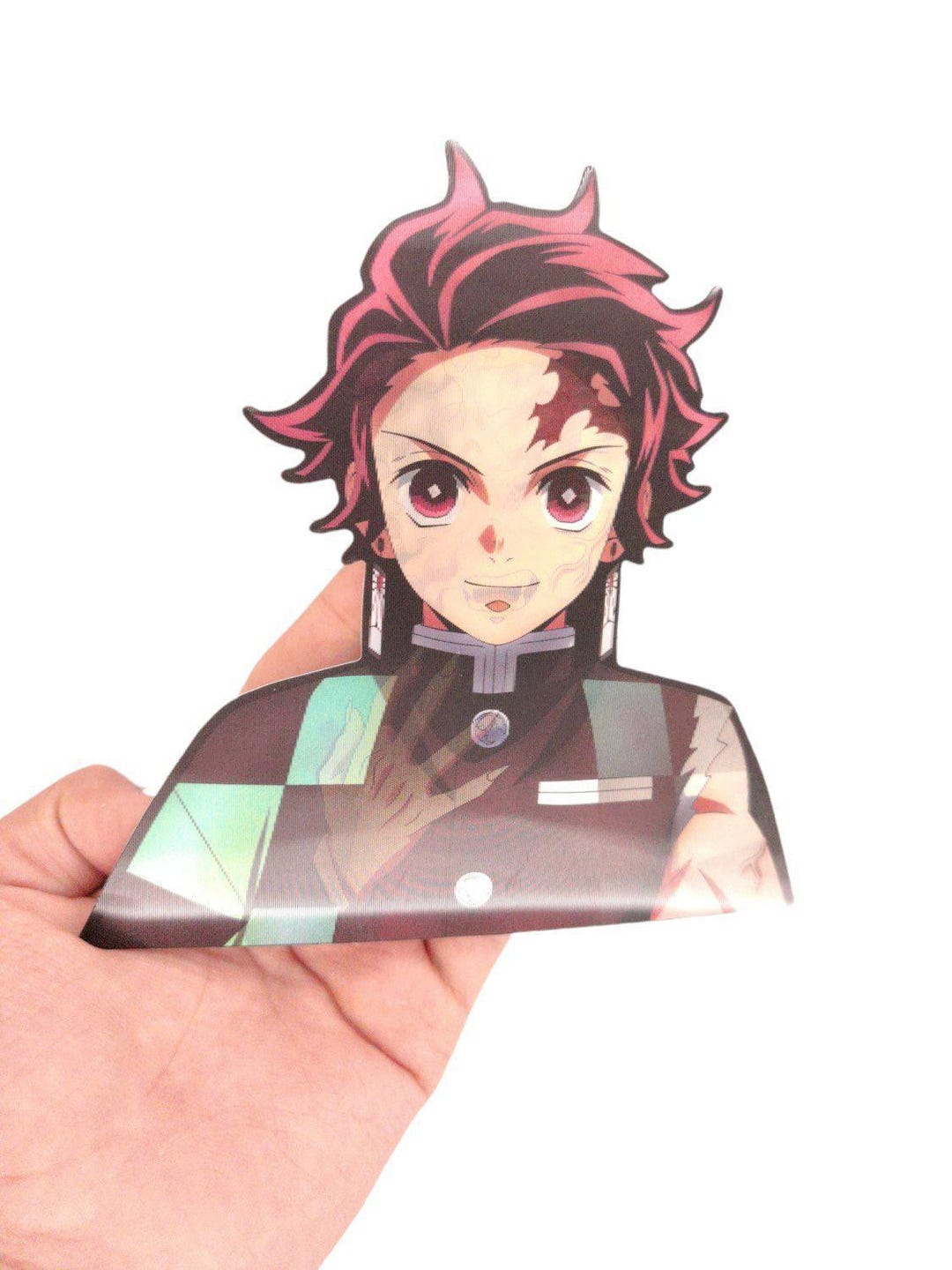 Tanjiro DS Slayer 3D Motion Peeker Sticker - Etsy
