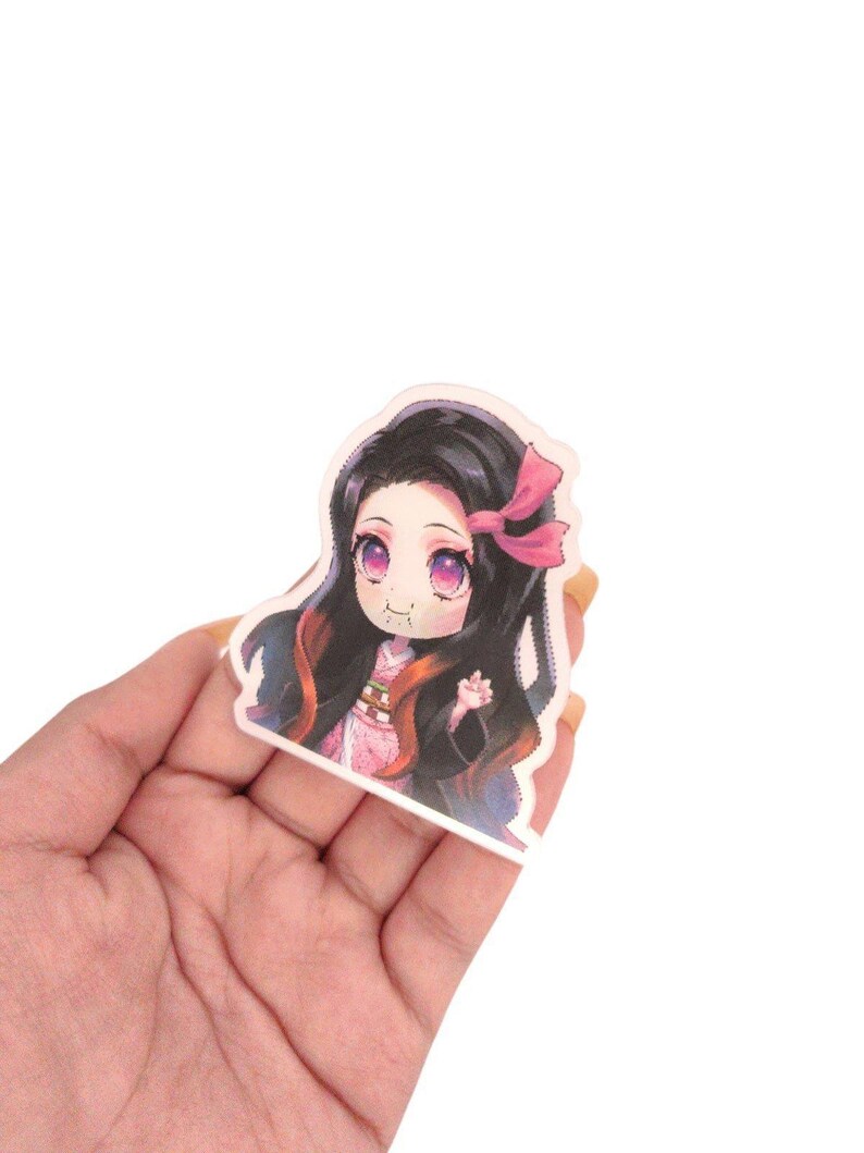 Nezuko DS Mini 3D Motion Peeker Sticker - Etsy