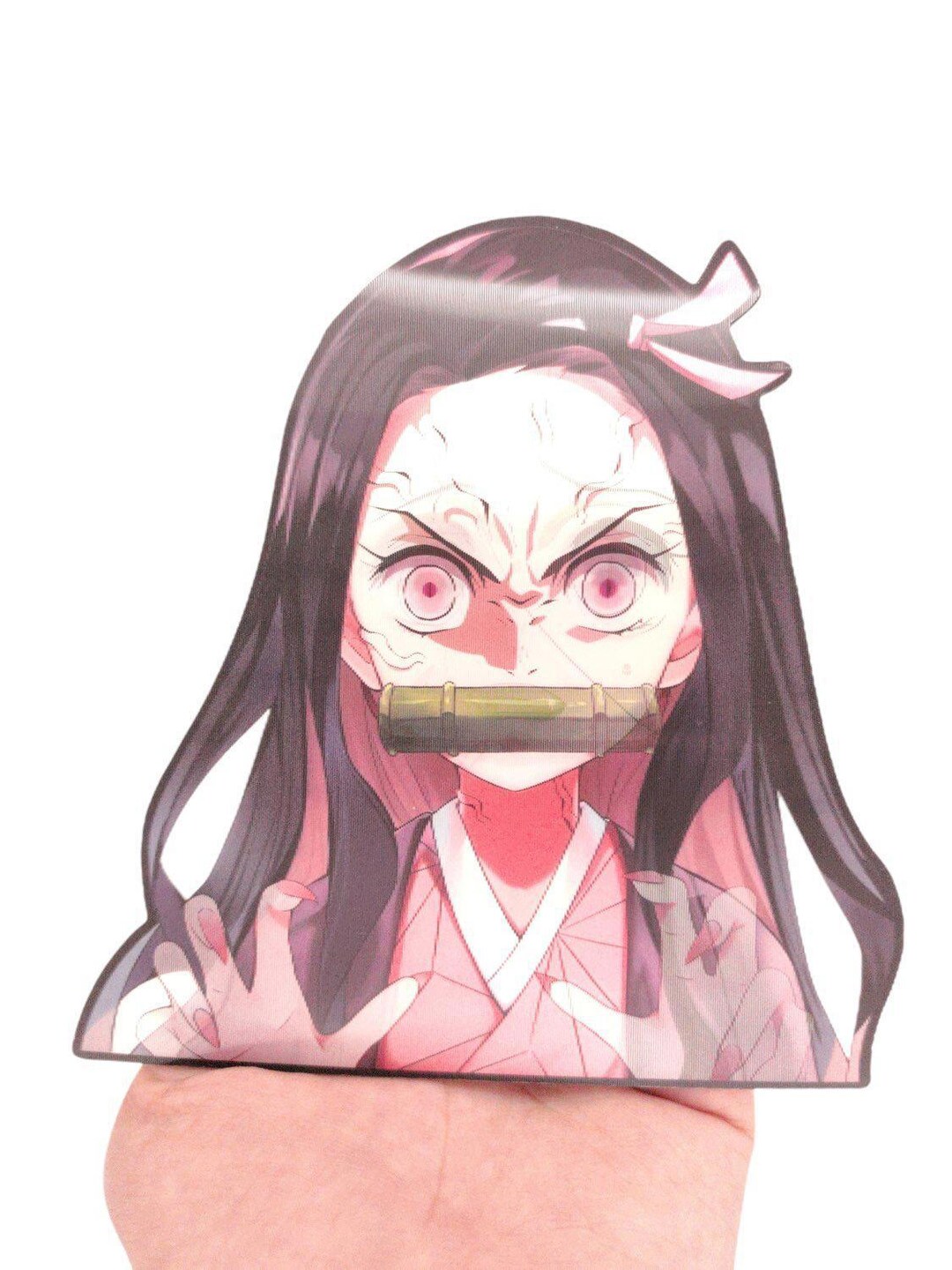Nezuko DS Slayer 3D Motion Peeker Sticker - Etsy