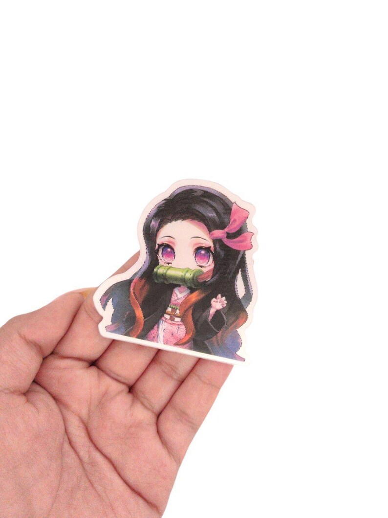 Nezuko DS Mini 3D Motion Peeker Sticker - Etsy