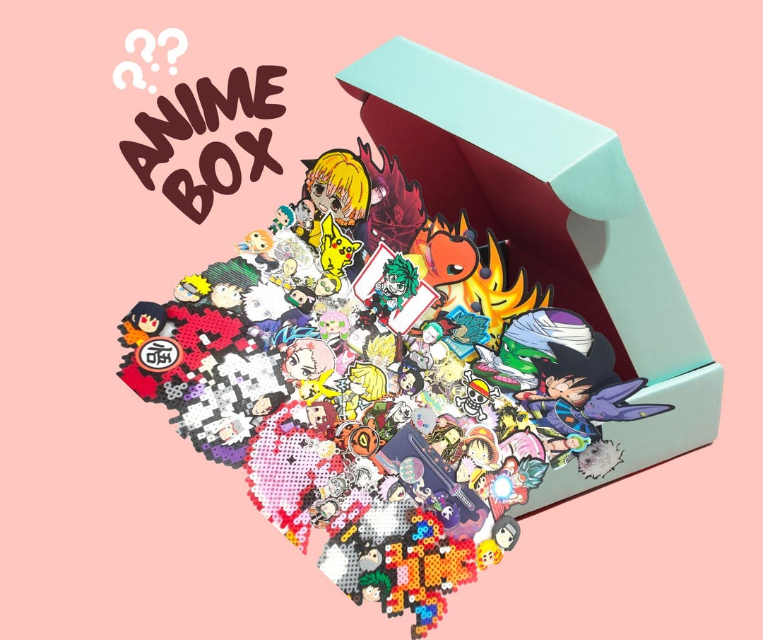 Anime Gift Box (surprise Mix) – Stickers, Pins, Patches, Keychains ...