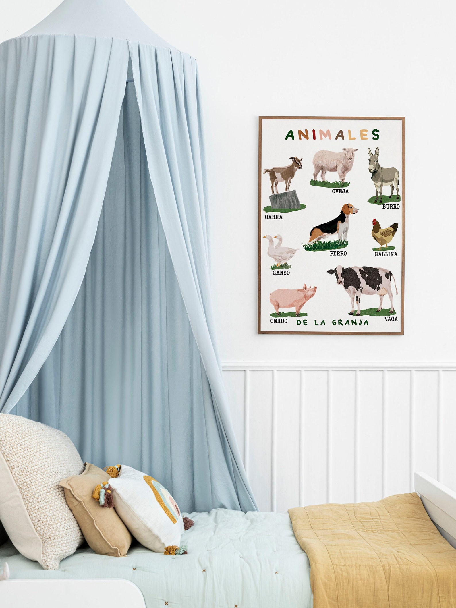 Farm Animals Poster, Educational Poster, Montessori Poster, Class Room ...