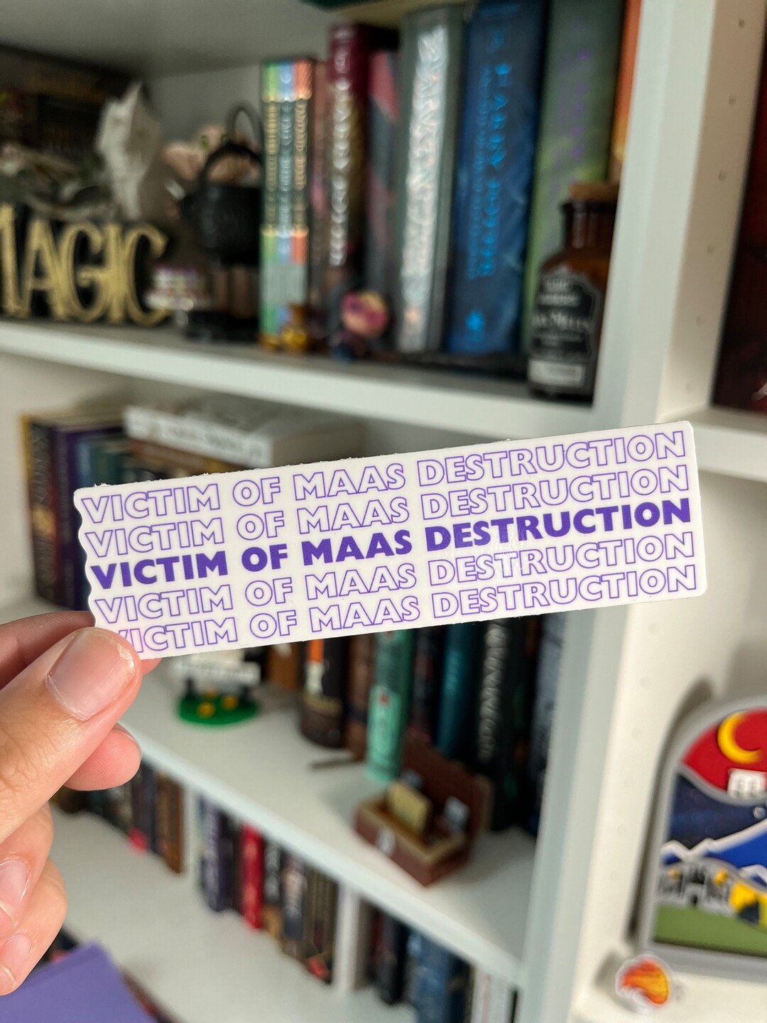 Victim of Maas Destruction Sticker Bookish Gift SJM Sticker - Etsy