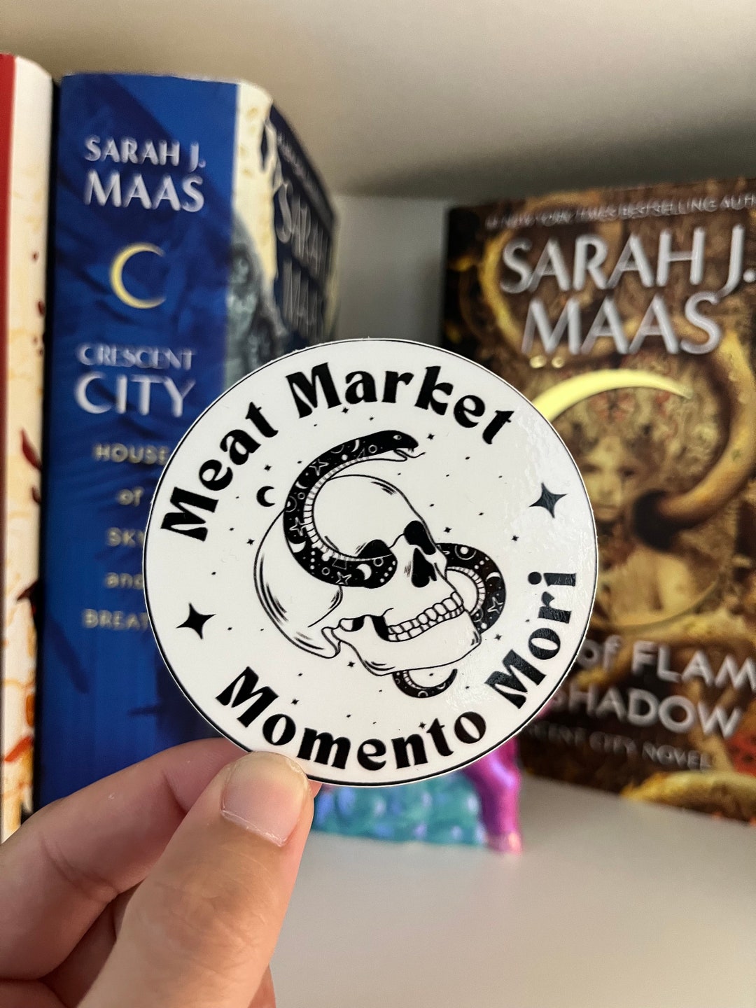 Crescent City Meat Market Crescent City Sticker Momento Mori SJM Merch ...