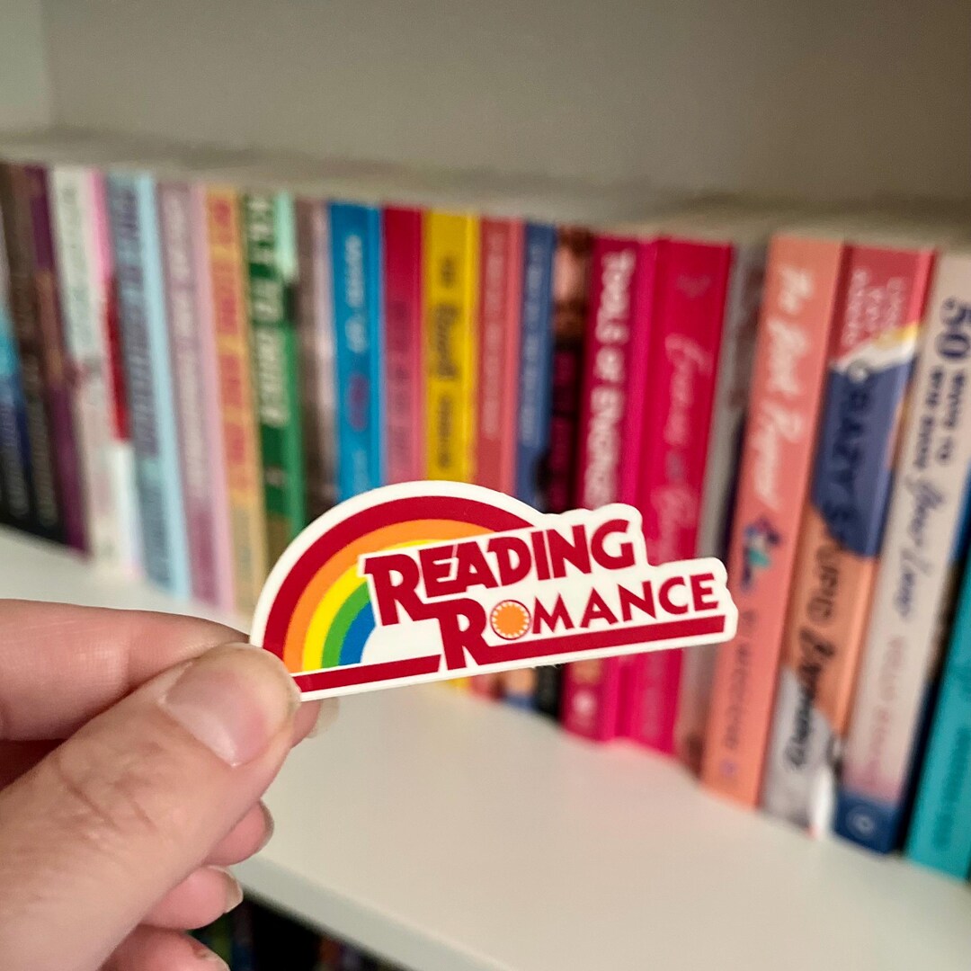 Reading Romance 90s Kid Sticker Funny Millienial Sticker - Etsy
