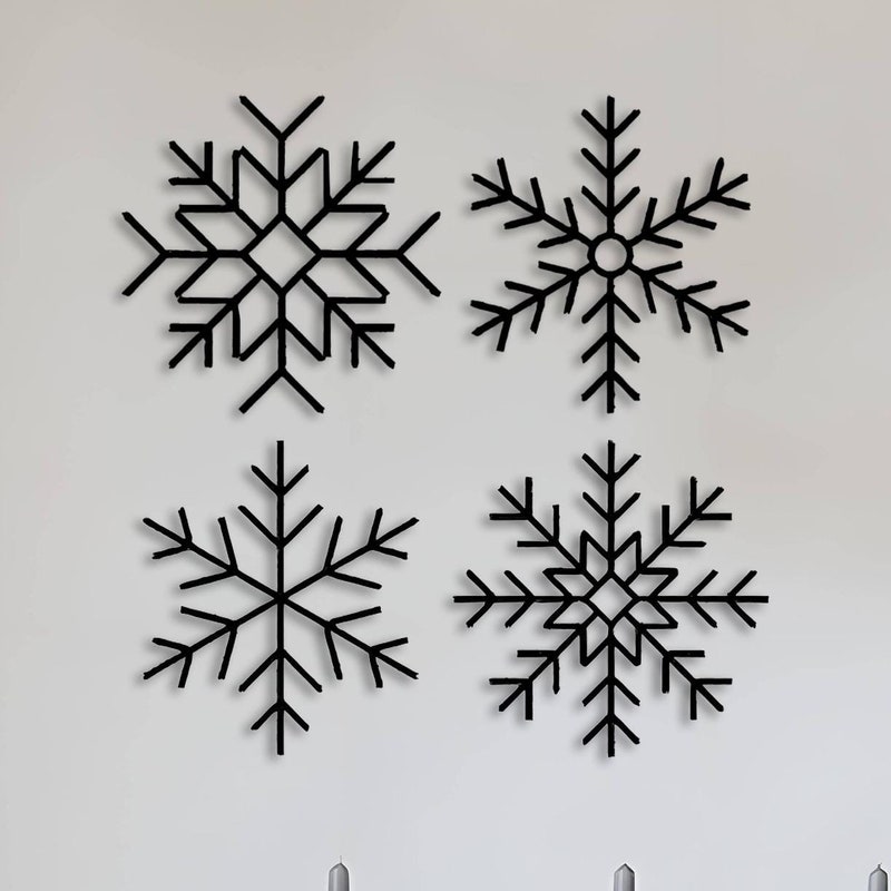 Snowflake Home Decor - Etsy