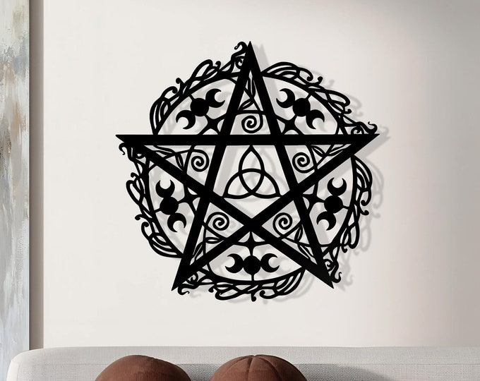 Wiccan Wall Hanging / Altar Piece - the Universal Power - Beautiful ...