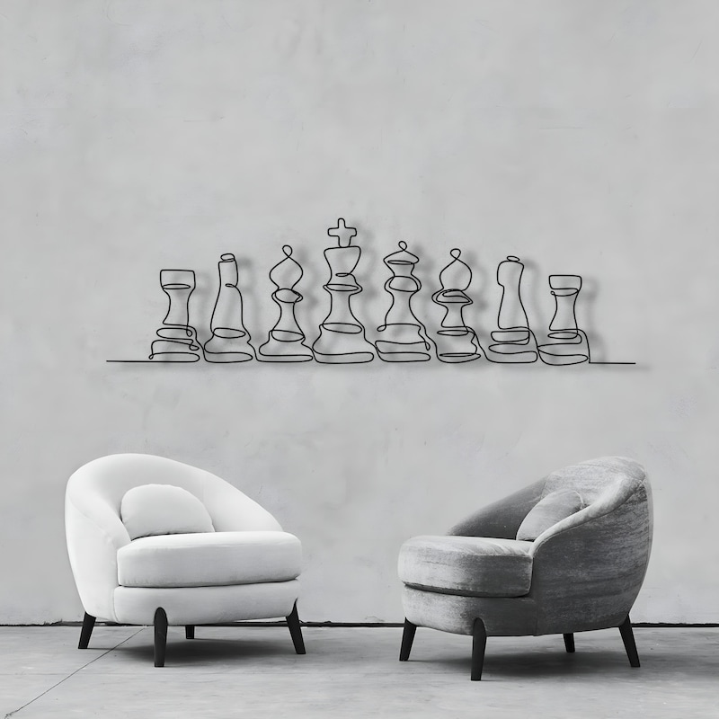 Chess Wall Decor - Etsy