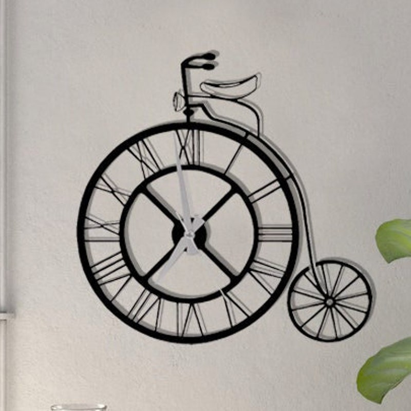 Bicycle Wall Clock - Etsy