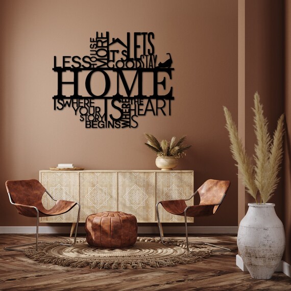 Metal Wall Quotes Too Blessed To Be Stressed Metal Wall Art