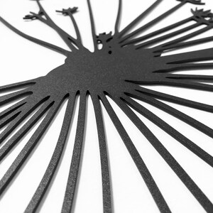 Dandelion Metal Art, Dandelion Flower Metal Wall Decor, Frameless Wall ...