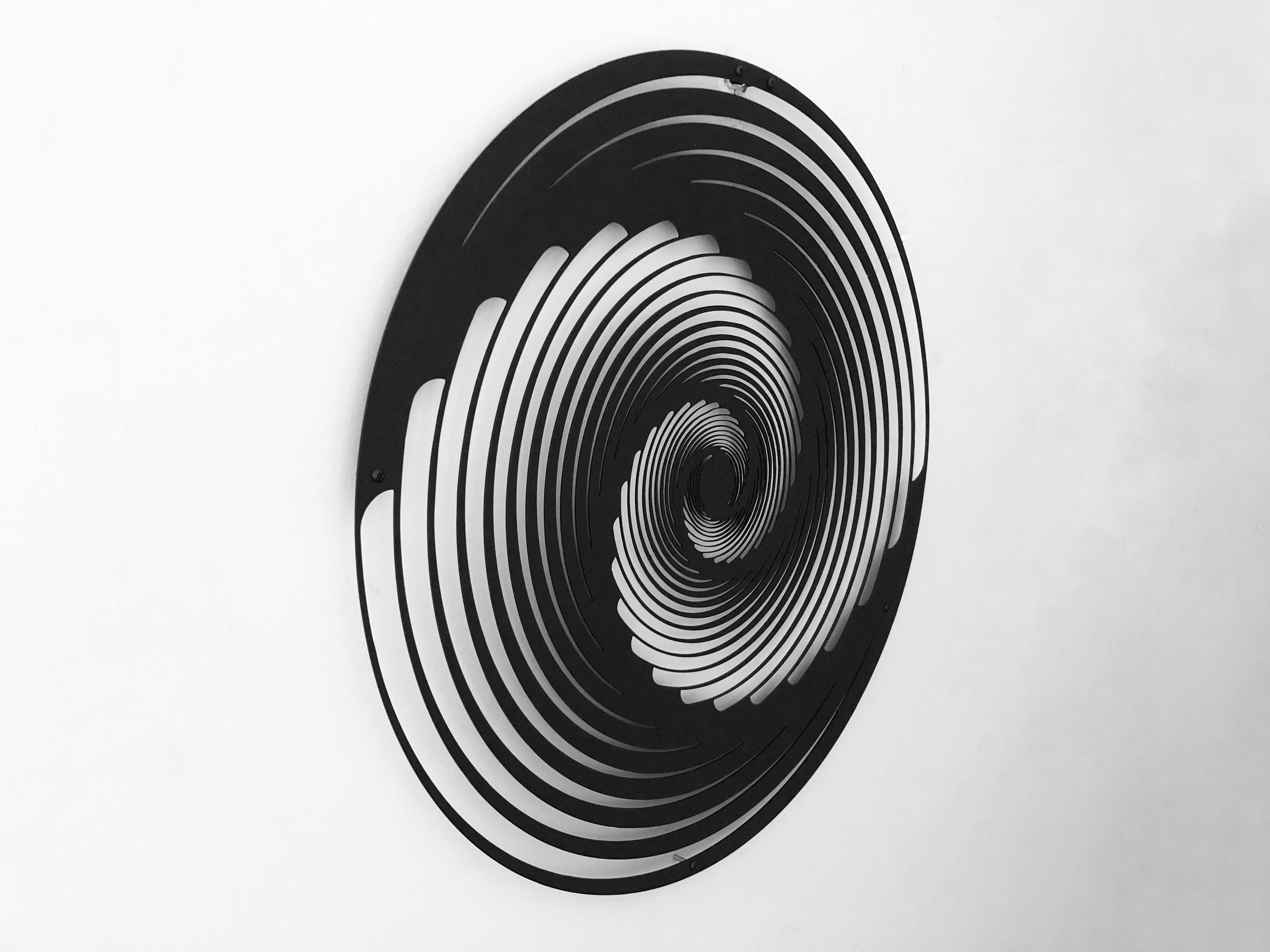 Vortex Metal Wall Art: 3D Optical Illusion Decor - Etsy